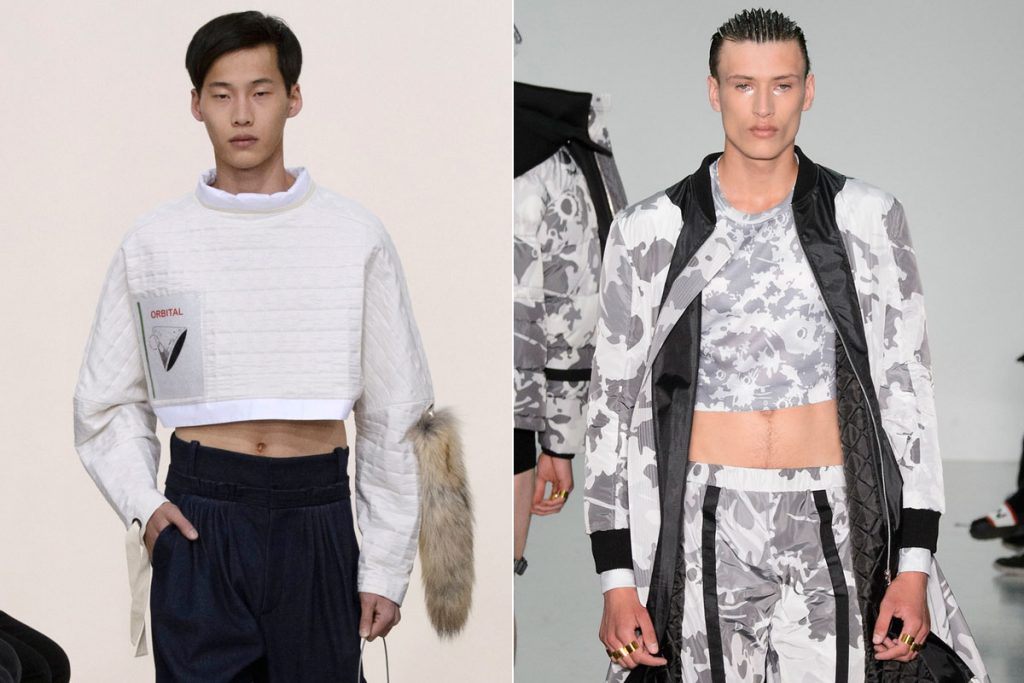 La dudosa tendencia del crop top para hombre